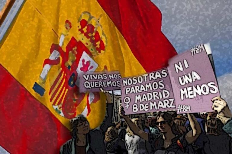 Thousands of women protest in Spain demanding equal rights