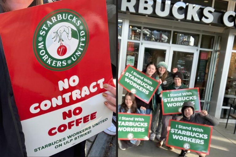 Baristas Launch “No Contract, No Coffee” Strike on Red Cup Day